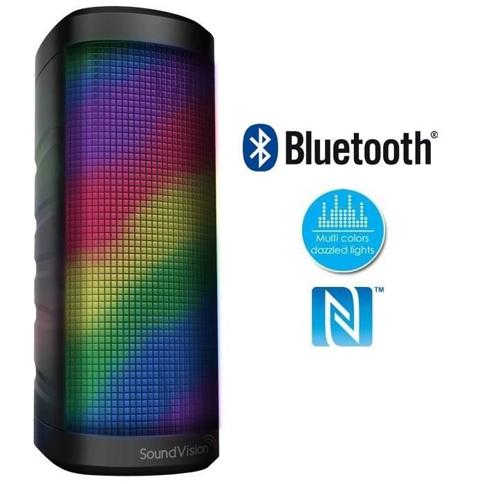 SOUNDVISION SV Disco Enceinte portable Bluetooth - enceinte nomade ...