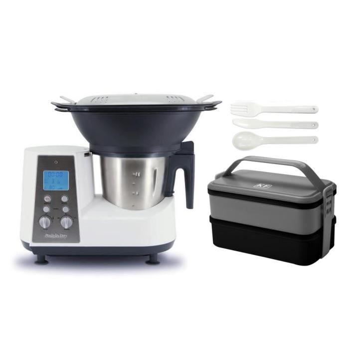 Pack KITCHENCOOK Robot cuiseur Cuisio Pro V3 + KITCHEN FRIDAY Boîte à ...